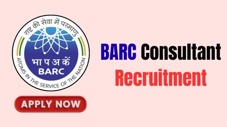 BARC Consultant Recruitment 2026- How to Apply Offline